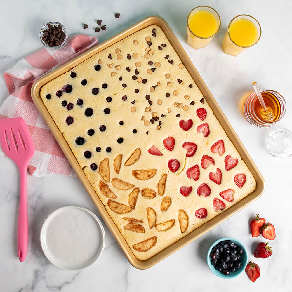 Sheet Pan Pancake Baking With Dolly Sheet Pan Pancake Baking With Dolly